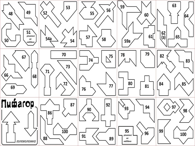 Pythagoras Resembling Tangram Game Puzzle By Vitaliysh Download