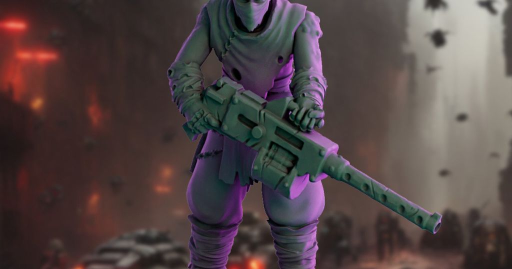 Junkspider Gunner by Taiga Miniatures | Download free STL model ...