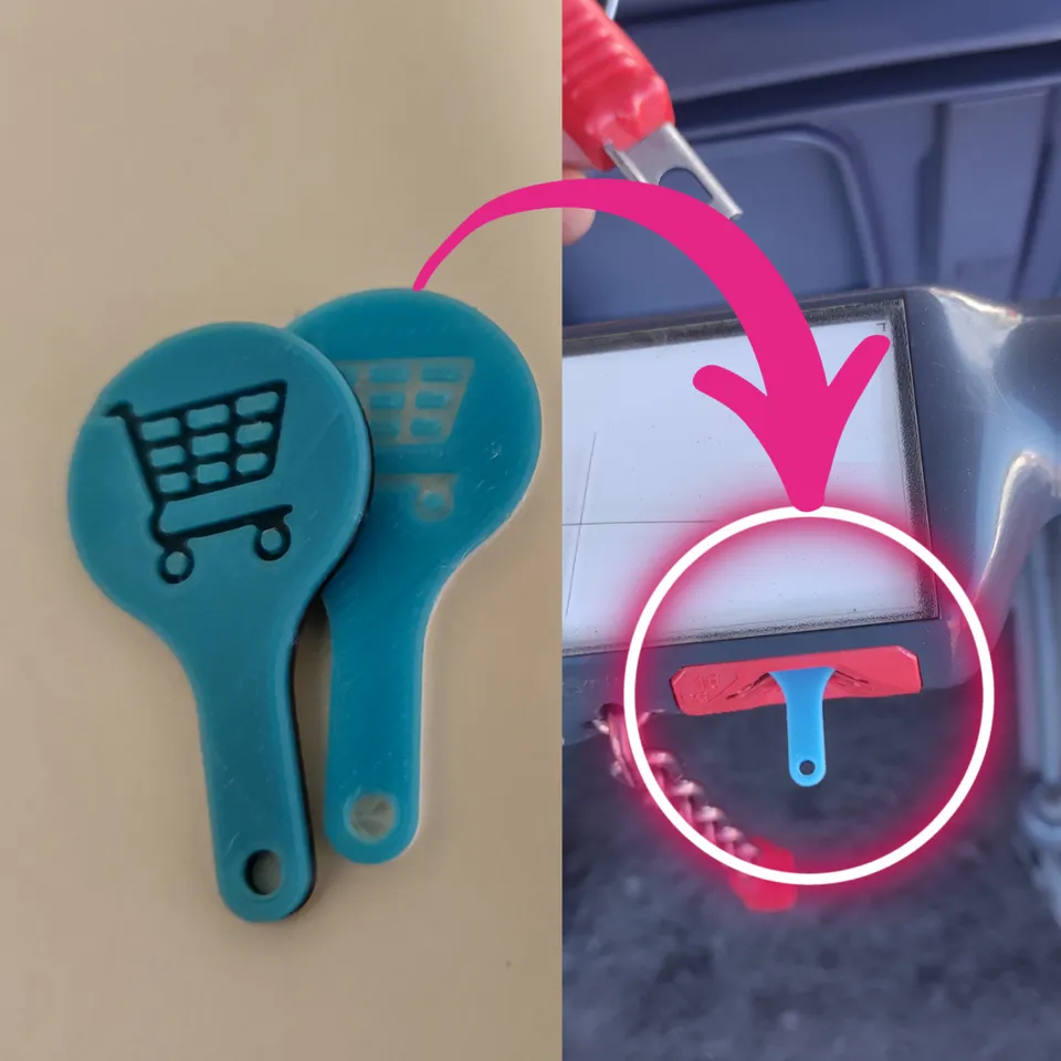 Cart Key by Inhar Sola | Download free STL model | Printables.com