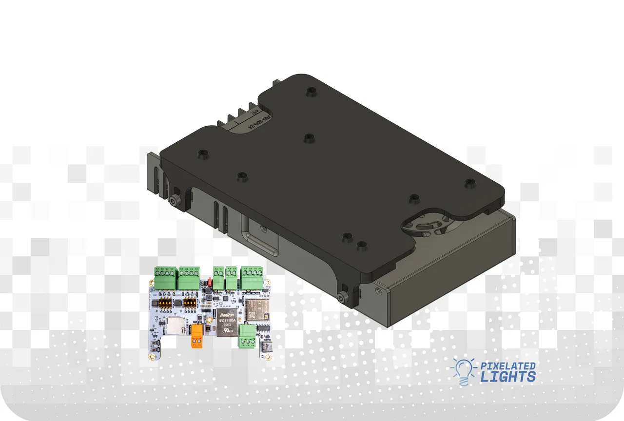 QuinLED Dig Octa System PSU Mount by Derik Whittaker | Download free STL model | Printables.com