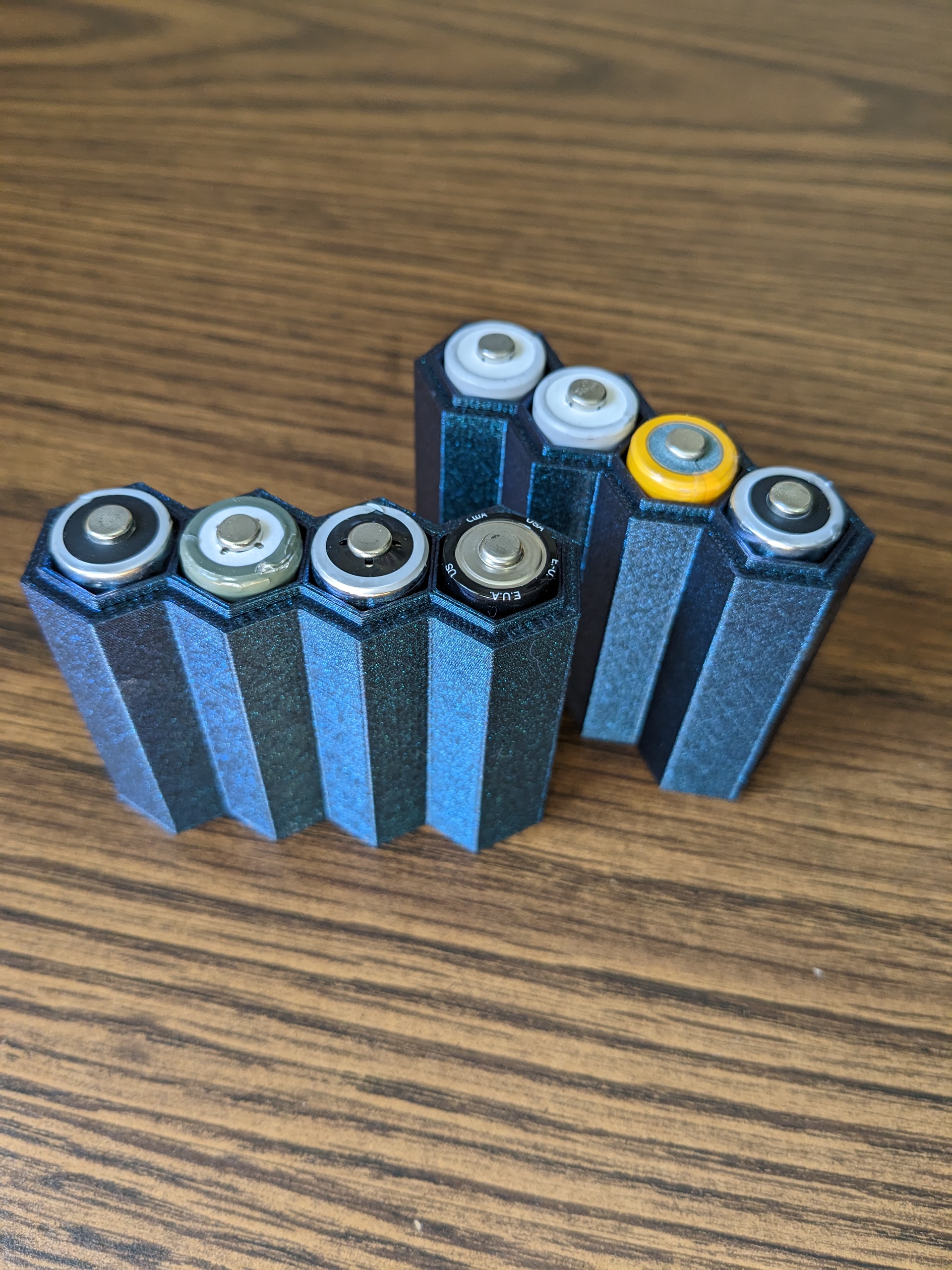 Stackable AA Battery Holder by DR 3D | Download free STL model ...