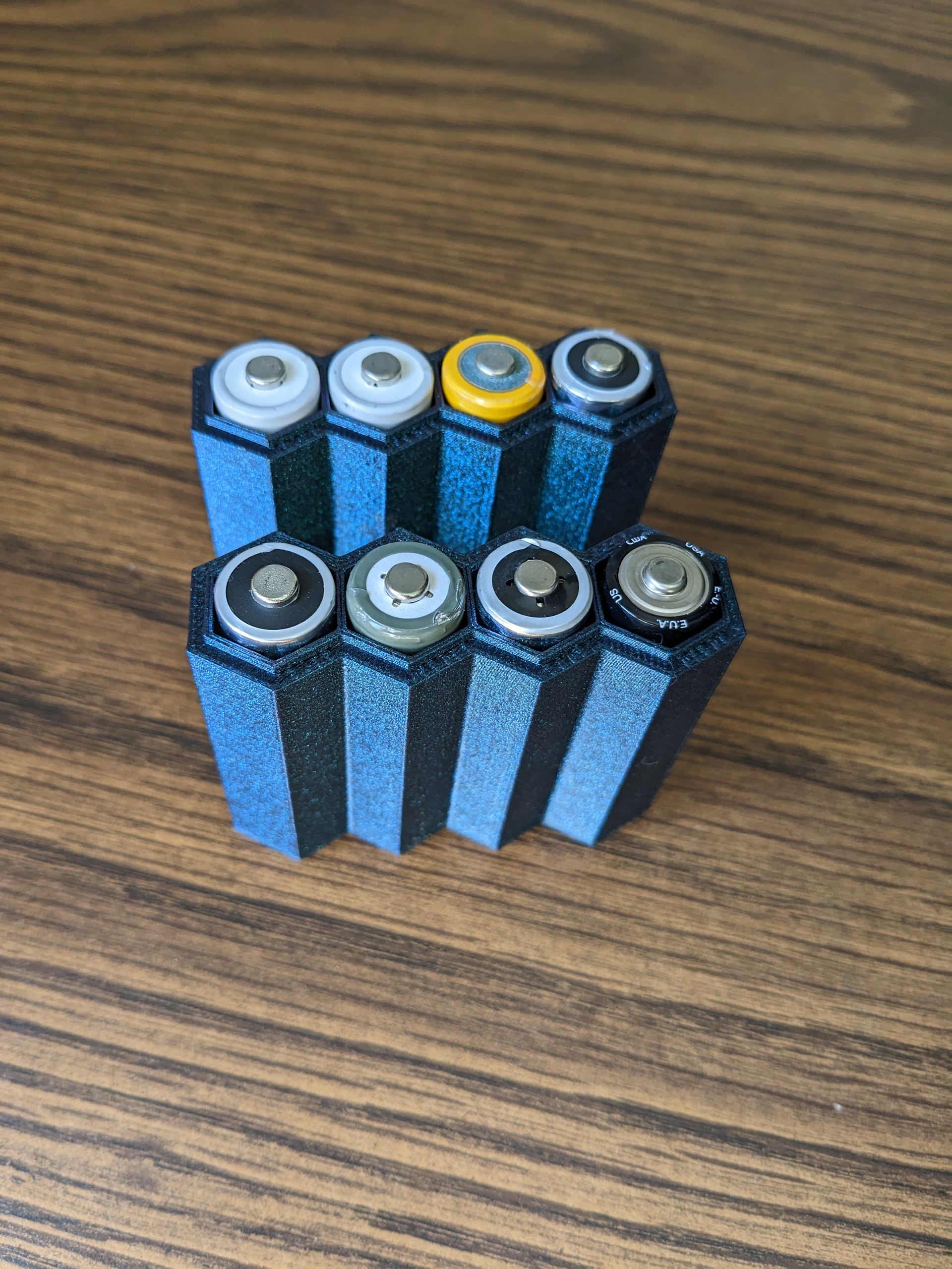 Stackable AA Battery Holder by DR 3D | Download free STL model ...