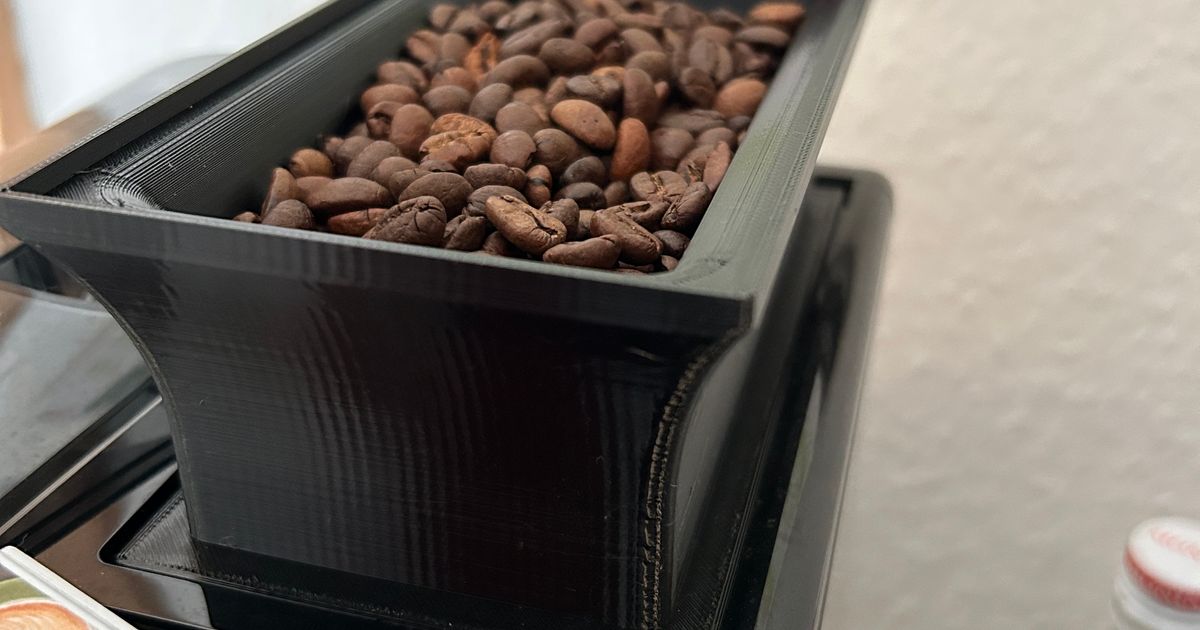 Melitta Purista Series 300 Bean Hopper // Bohnenbehälter by Chinaquads | Download free STL model ...