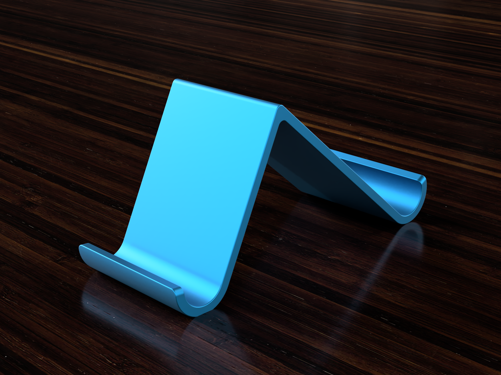 Simple phone stand - remix by dantech | Download free STL model ...