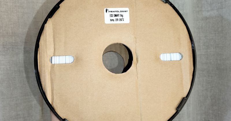 Cardboard filament spool reinforced adapter by Assezeta | Download free ...