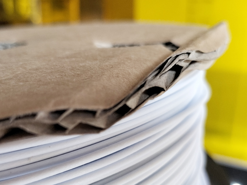 Cardboard filament spool reinforced adapter by Assezeta | Download free ...