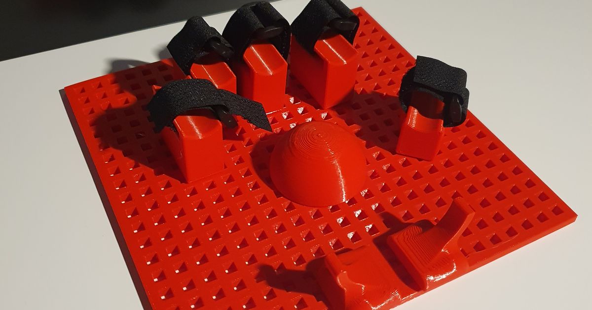 Customizable fixation for a paralyzed hand von Buka | Kostenloses STL ...