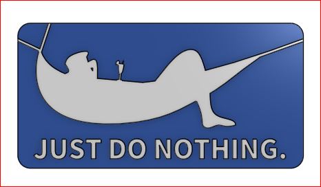 Just do nothing / Key chains V2 by Edgar.A | Download free STL model ...