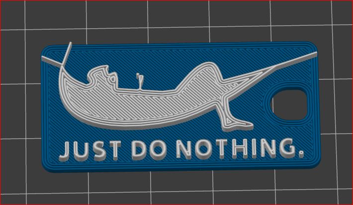 Just do nothing / Key chains V2 by Edgar.A | Download free STL model ...