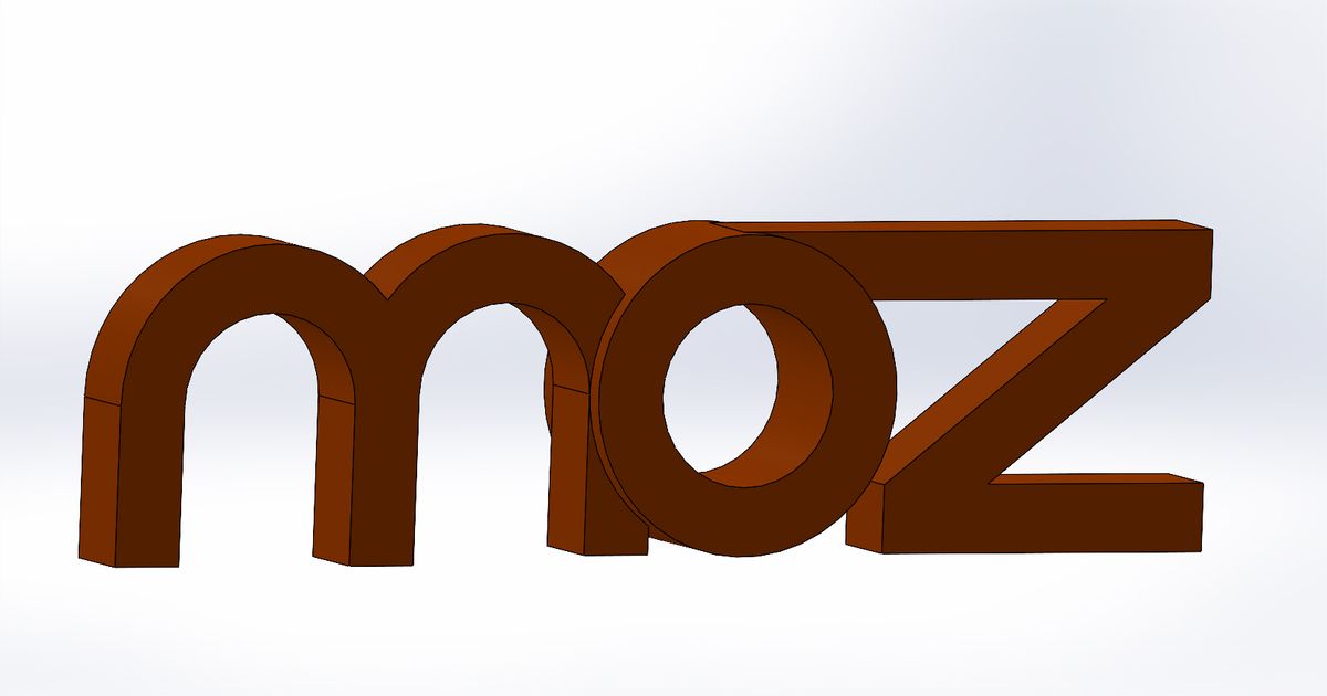 my logo, but ready to print by moz | Download free STL model | Printables.com