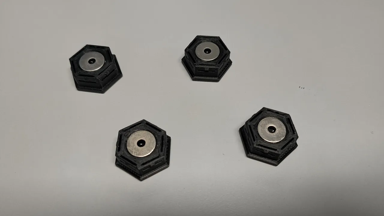 Honeycomb magnet insert by Extro | Download free STL model | Printables.com