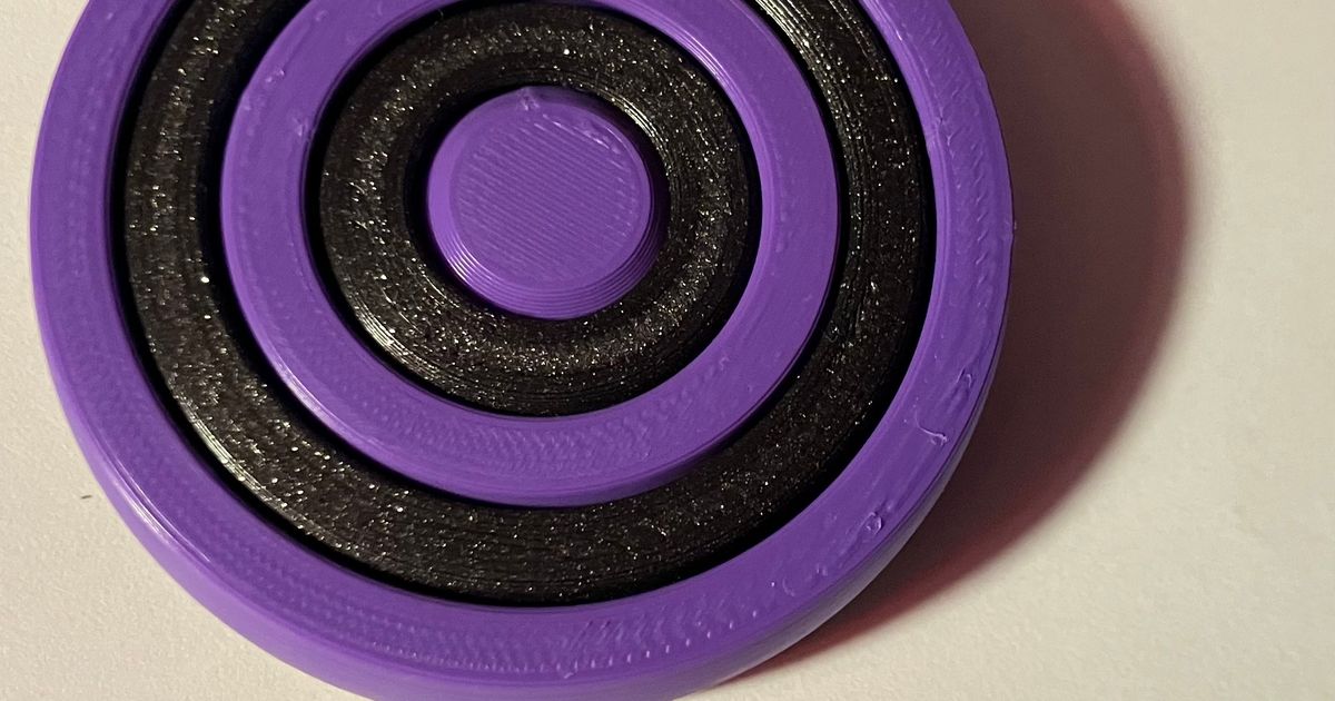 Example Custom Text Rotating Rings by rplumley | Download free STL ...