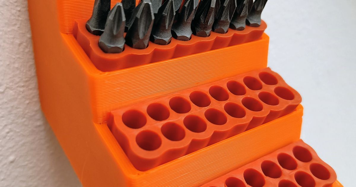 Bit Holder by Jens Willmer | Download free STL model | Printables.com