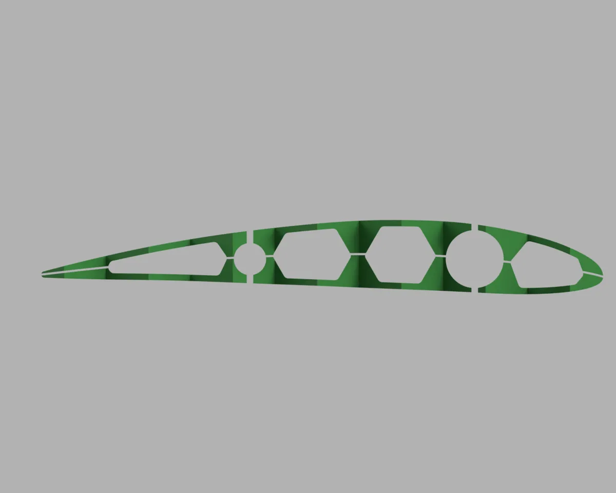 Vase mode wing with double wing spars (NACA 4412) by RCFD | Download ...