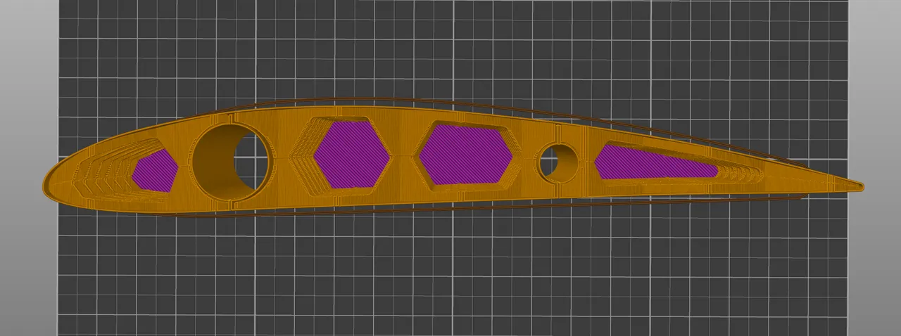 Vase mode wing with double wing spars (NACA 4412) by RCFD | Download ...
