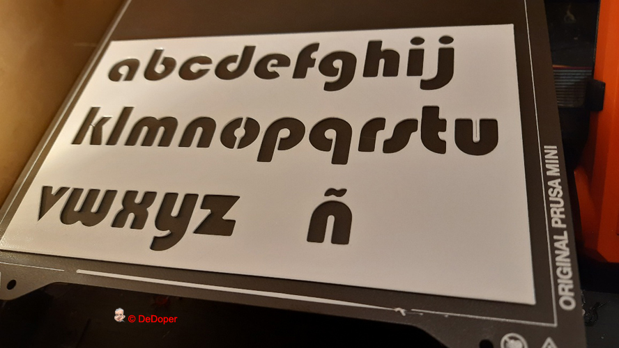 Stencil ABC punctuation marks numbers and more by Dedoper | Download ...