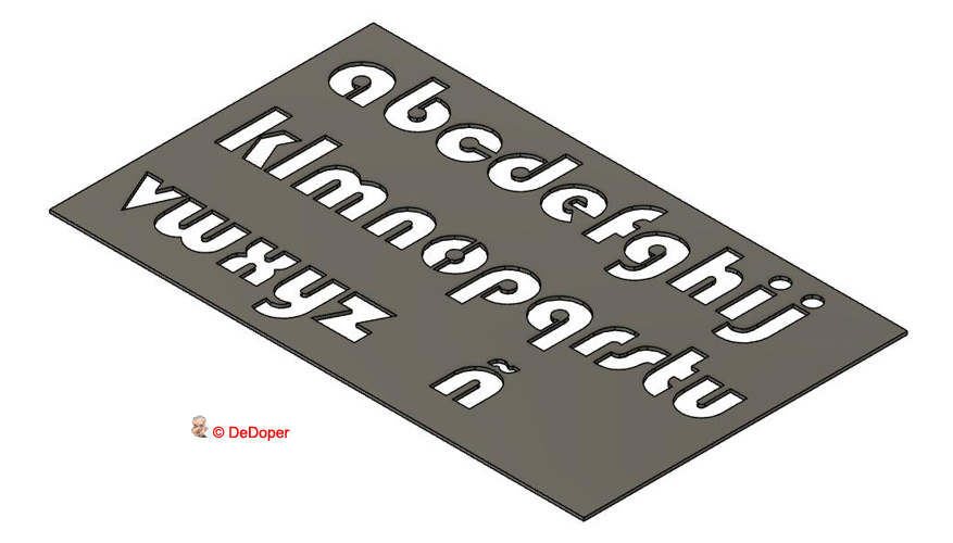 Stencil ABC punctuation marks numbers and more by Dedoper | Download ...
