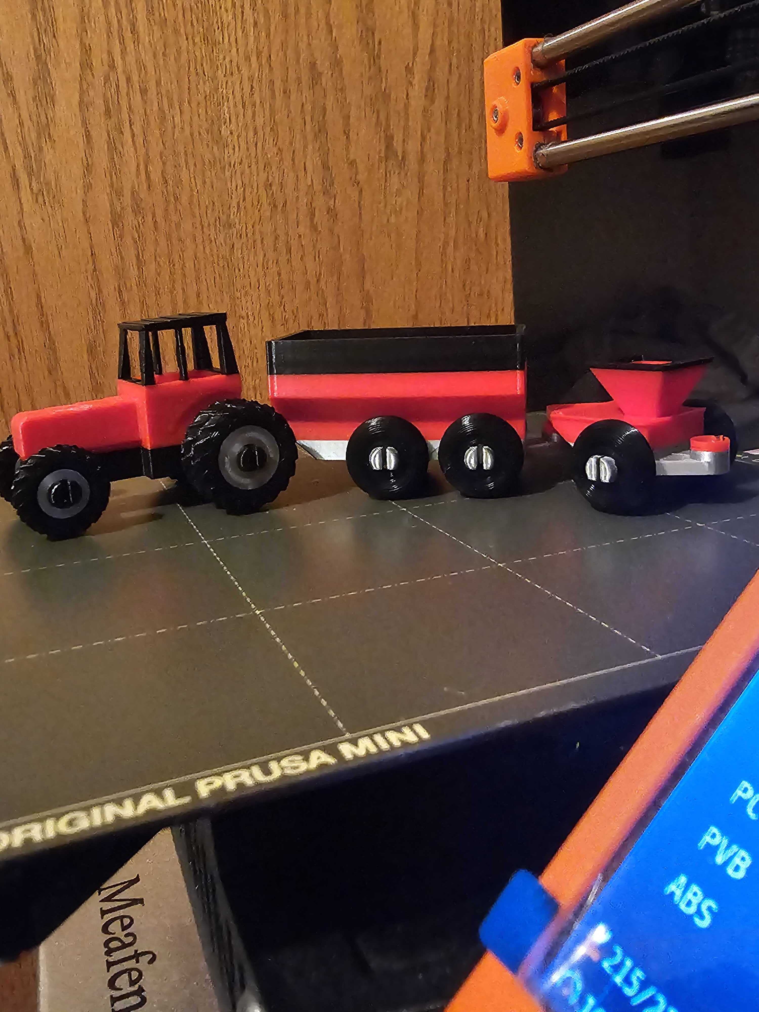 Tractor with open cab by F3forGames | Download free STL model ...