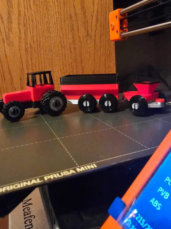 Tractor with open cab by F3forGames | Download free STL model ...