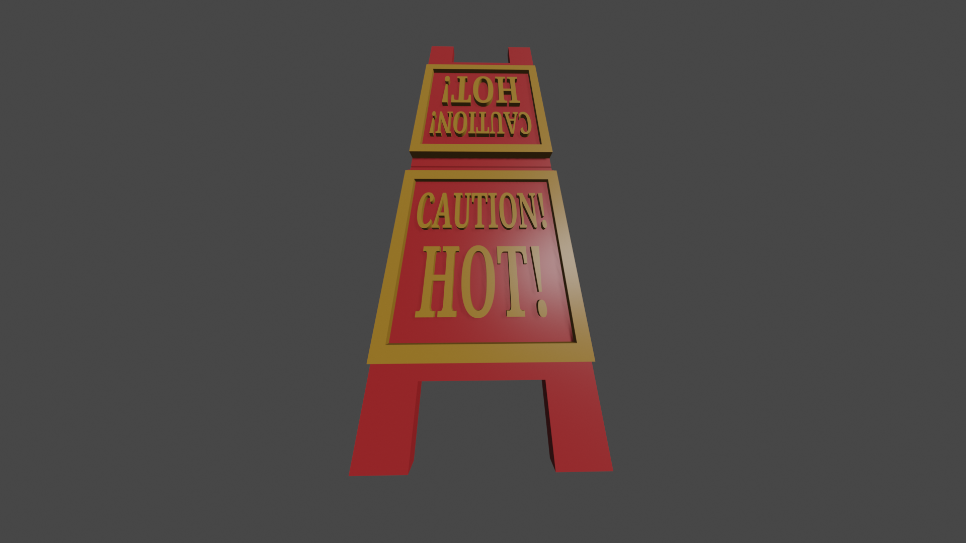 CAUTION! HOT! (sign) by Sandy Wrestler | Download free STL model ...