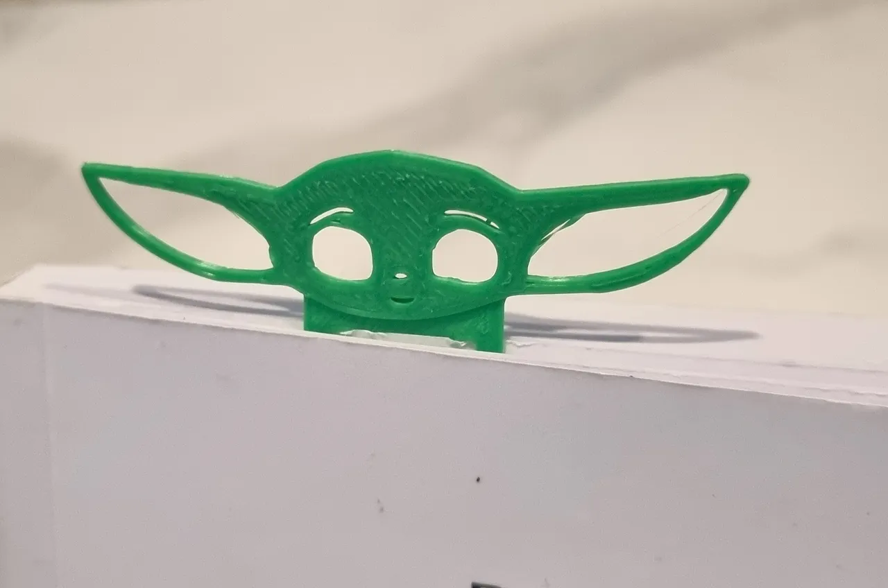 Star Wars Grogu (Baby Yoda) Bookmark by Modery | Download free STL model | Printables.com