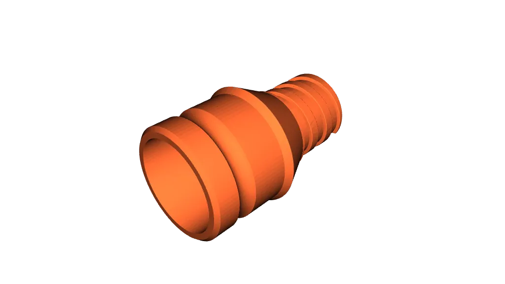 Camlock to cyclone separator adapter by Waitee | Download free STL ...
