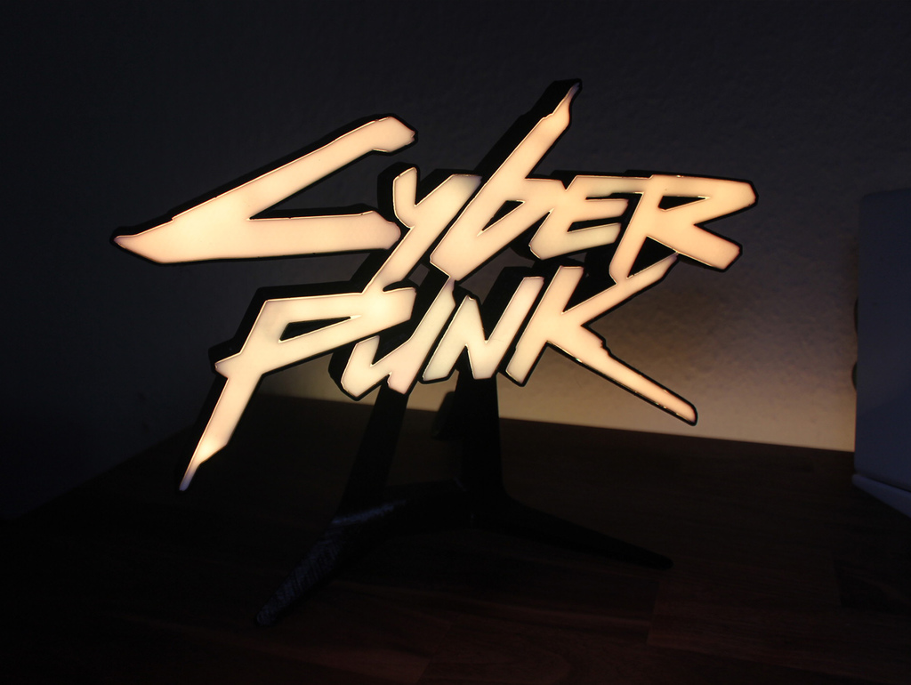 Cyberpunk 2077 RGB Sign by DROUGA | Download free STL model ...