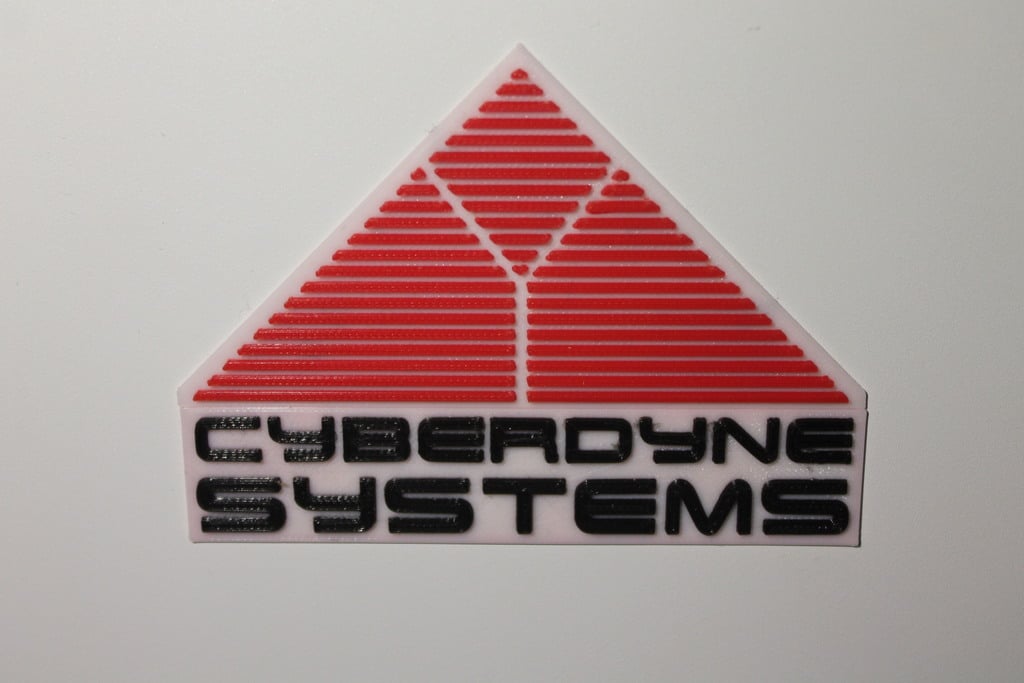 Cyberdyne Systems 3D Logo by DROUGA | Download free STL model ...