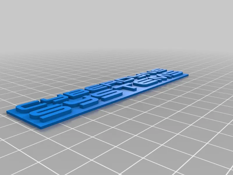 Cyberdyne Systems 3D Logo by DROUGA | Download free STL model ...