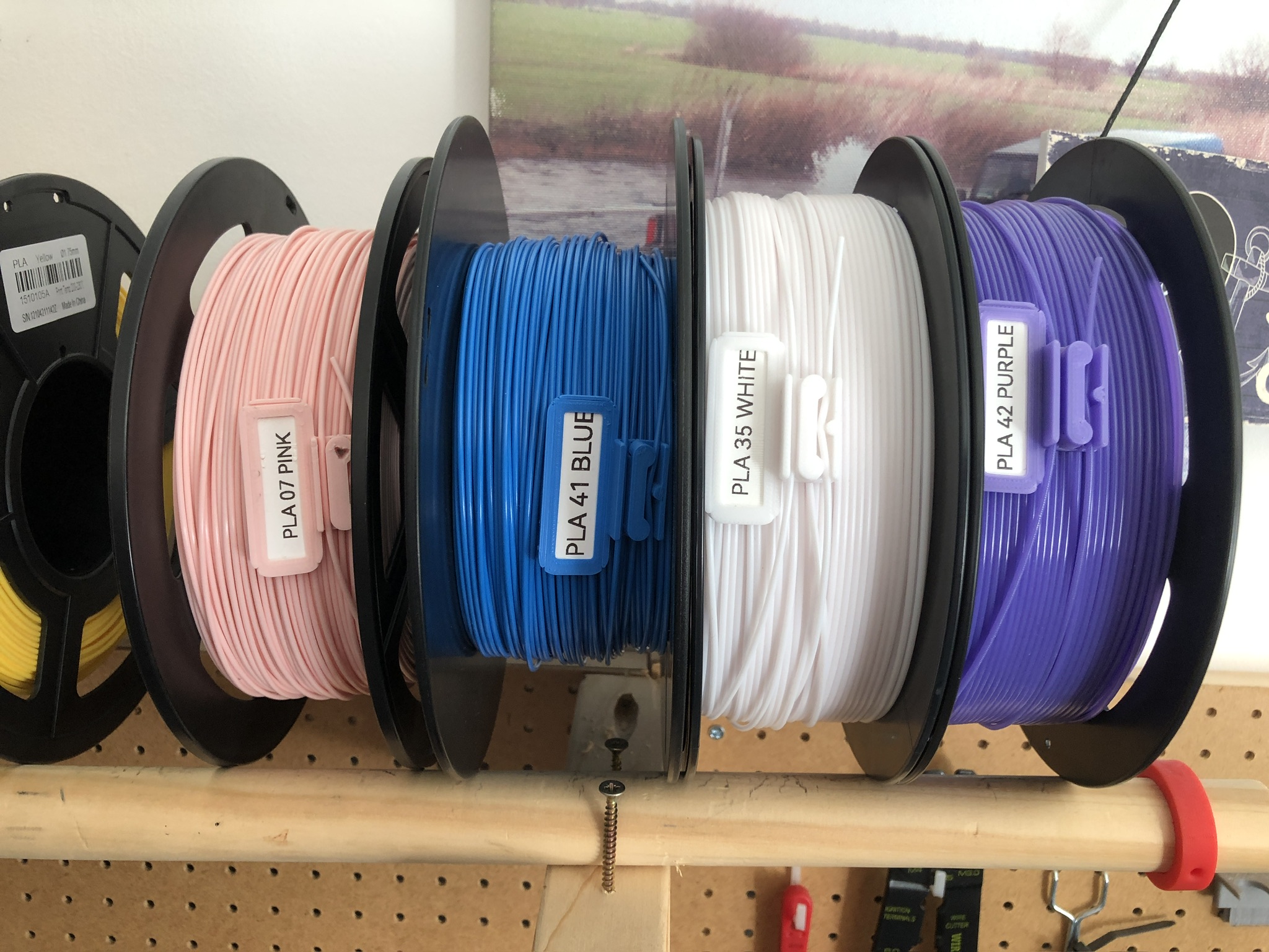 Magnetic Filament Clip and Name Tag Colour Management Solution by David ...