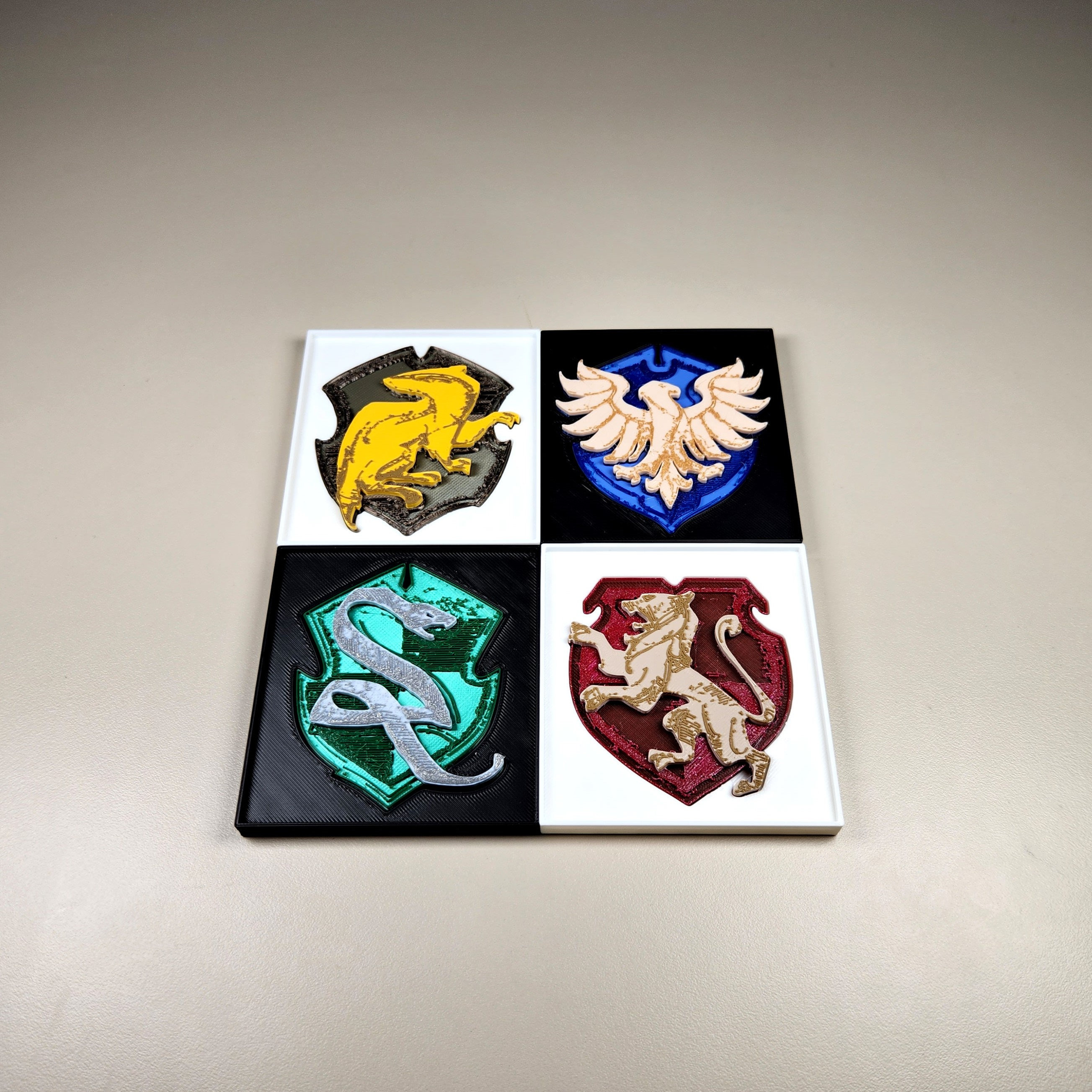 Harry Potter Hogwarts Shields by 3DPrintBunny | Download free STL model ...