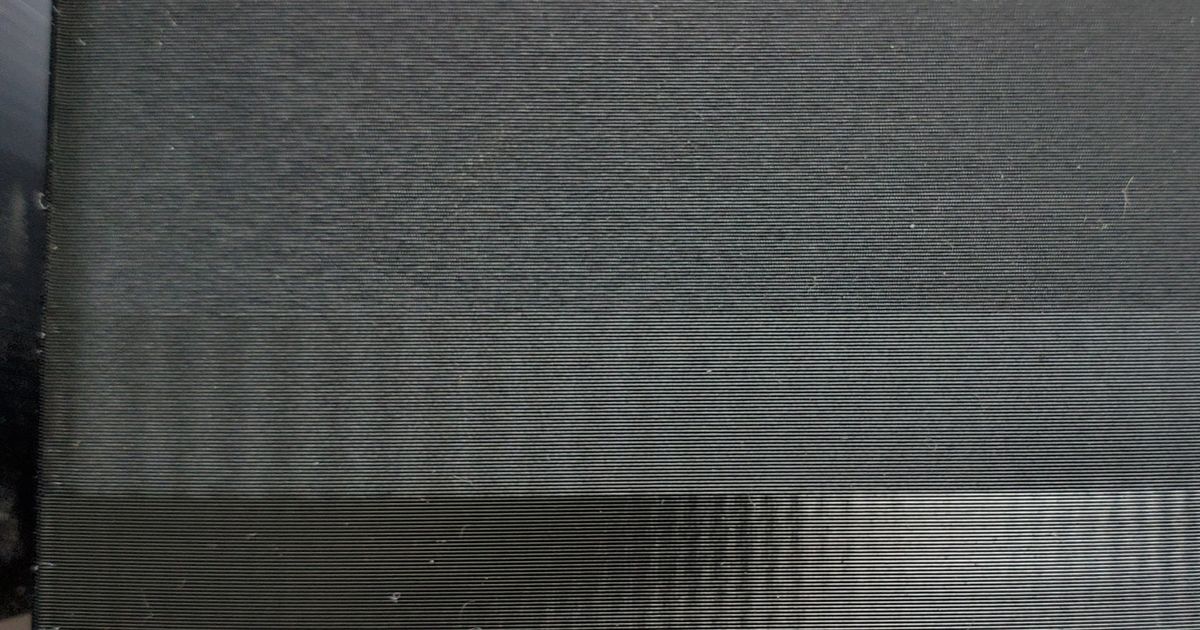 Bambu VFA - Vertical artefact / wavy pattern / toothed belt -test par ...