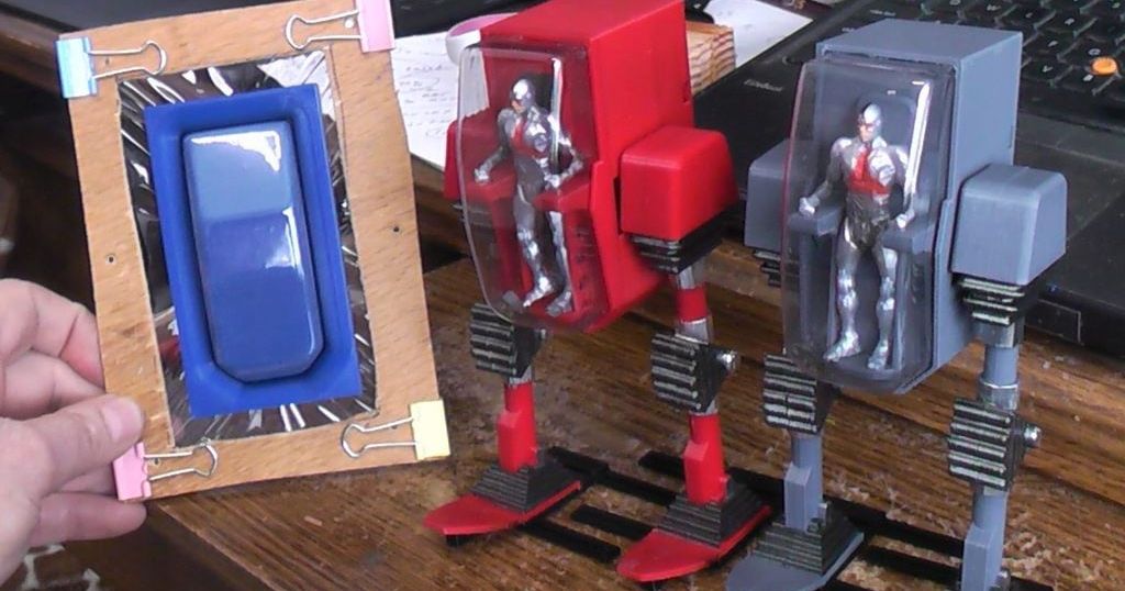 Walking Robot Machine 2 by robothut | Download free STL model ...