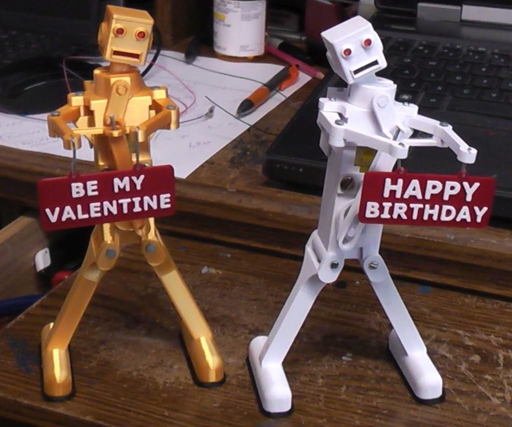 Battery operated Celebration "dance" Robot. TT gearmotor version. by ...
