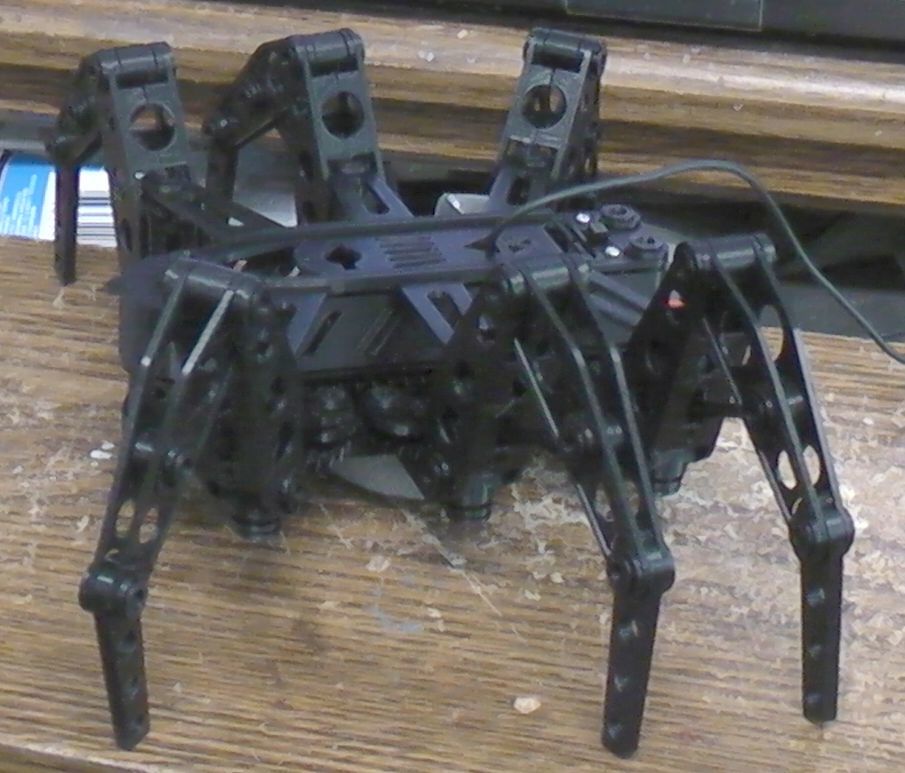 Black Beetle Bot. 6 legs single drive. by robothut | Download free STL ...