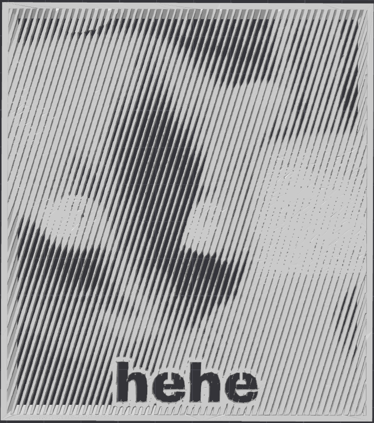 Hehe cat projection plate by Ark Ekklesia | Download free STL model ...