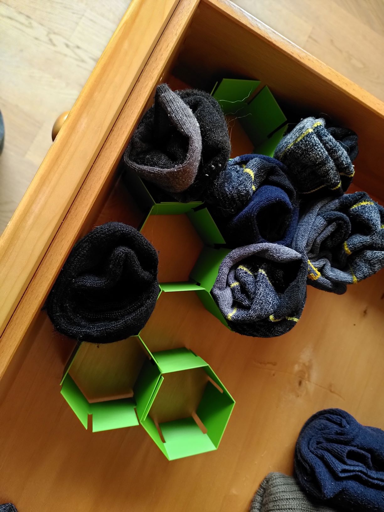 Honeycomb-Socksorter by I_SEE | Download free STL model | Printables.com