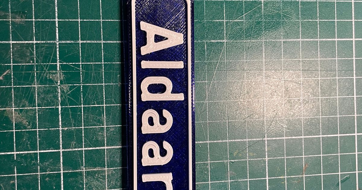 “Aldaar” roadsign by gellyflee | Download free STL model | Printables.com