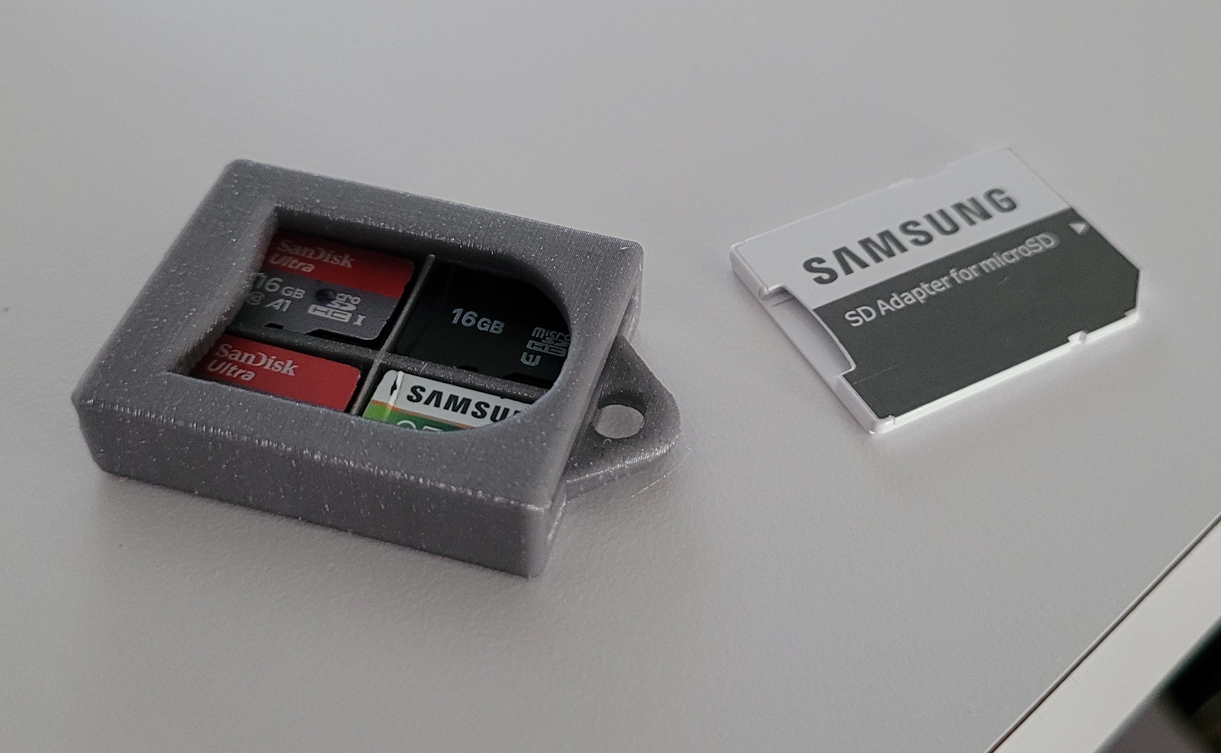 Compact Micro SD Card and Adaptor Keychain Fob (*FIXED*) by Slyqo ...