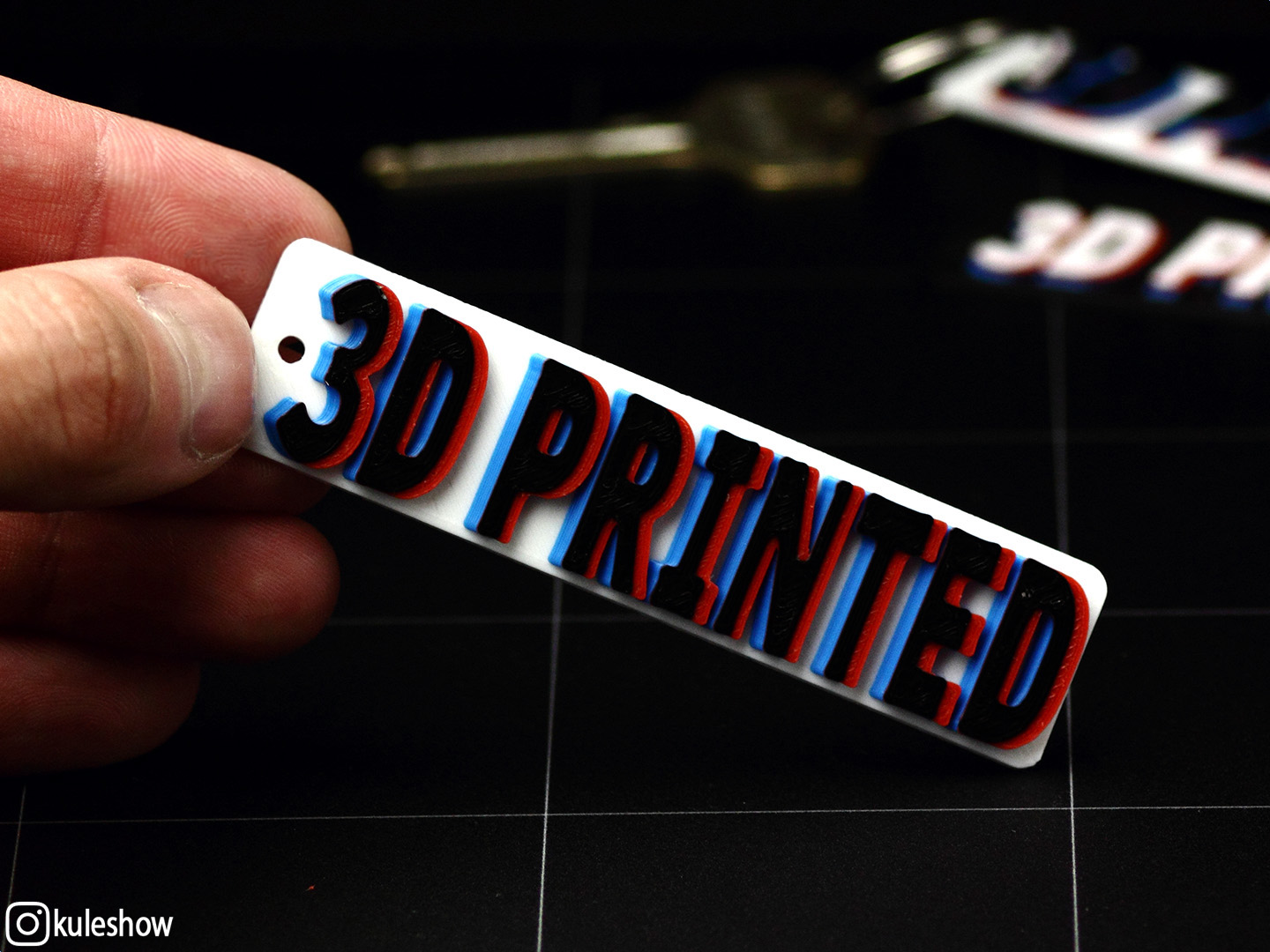 3d prinded keychain by bigovereasy | Download free STL model ...