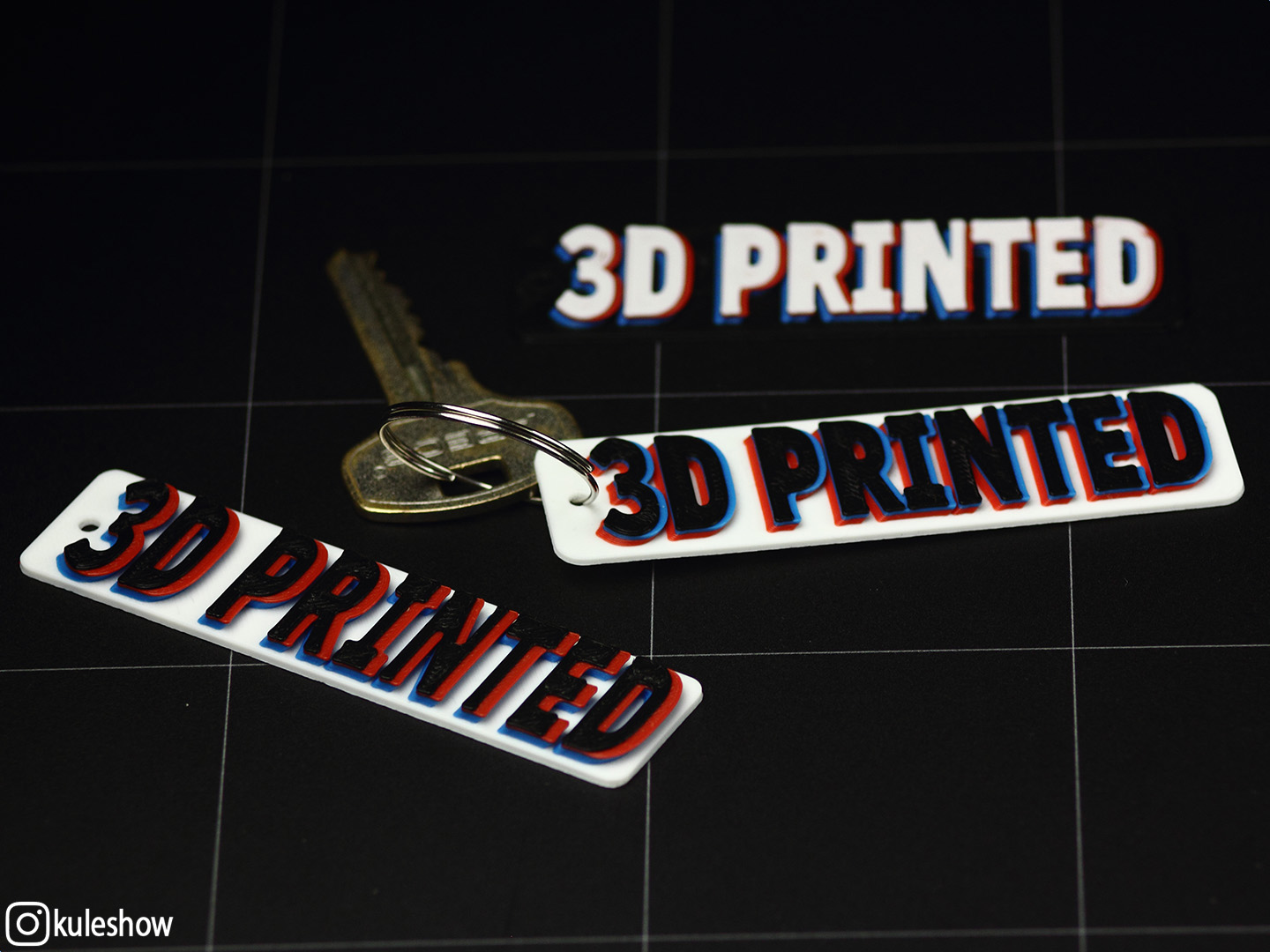 3d prinded keychain by bigovereasy | Download free STL model ...