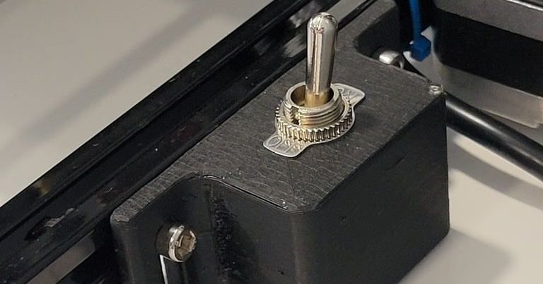Adjustable Toggle Switch Mount for 2020 Extrusion by edmomot | Download ...