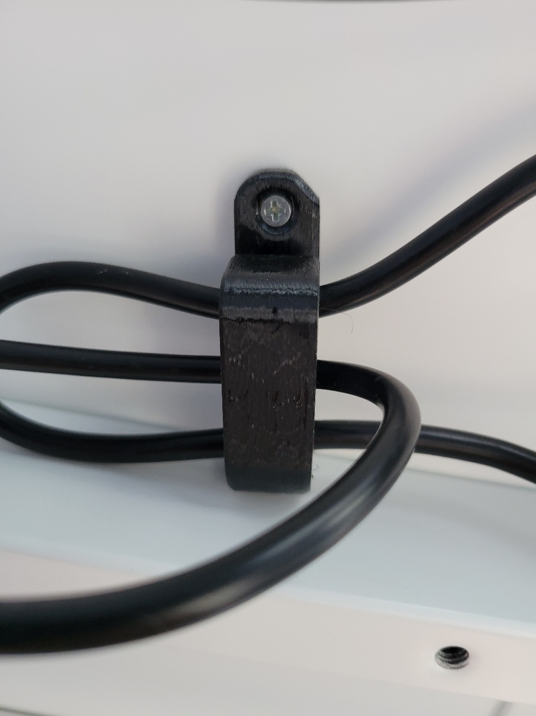 Single Screw Cable Management Clip by edmomot | Download free STL model ...