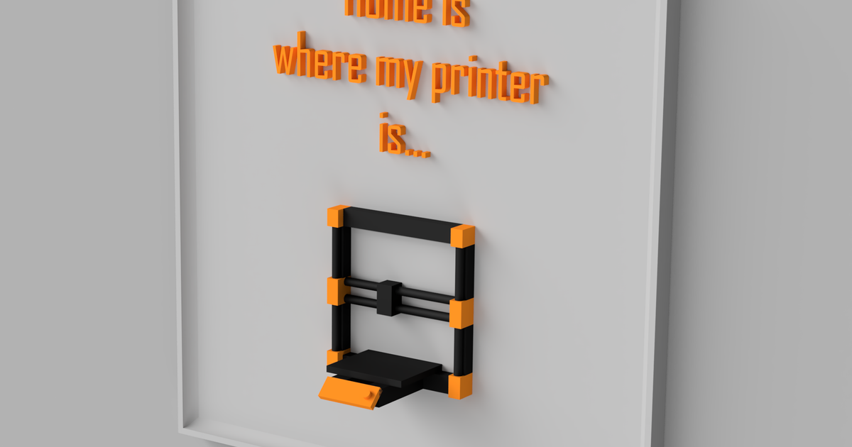 Prusa 3D Drucker Wandtafel by ohrenstoepsel | Download free STL model ...