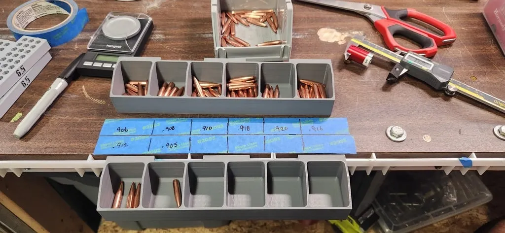 Bullet or parts sorting bin by Shoebox | Download free STL model ...