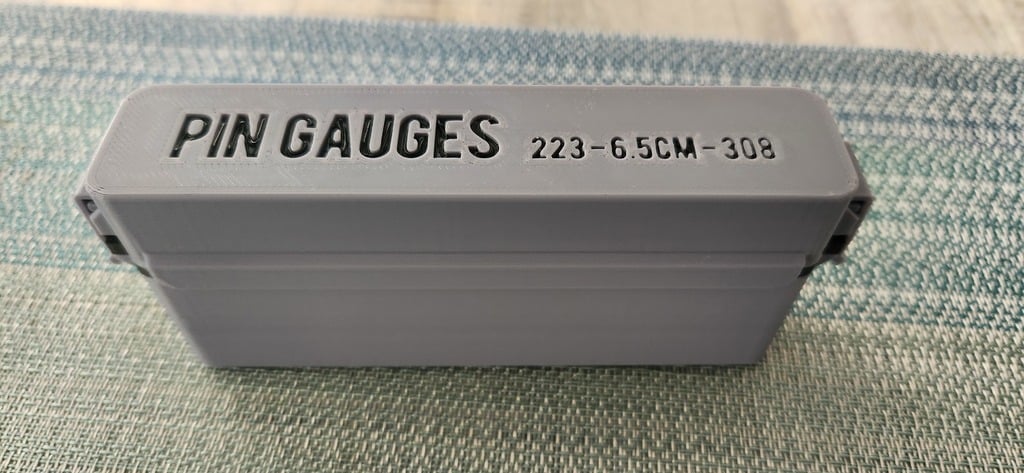 Pin gauge case by Shoebox | Download free STL model | Printables.com