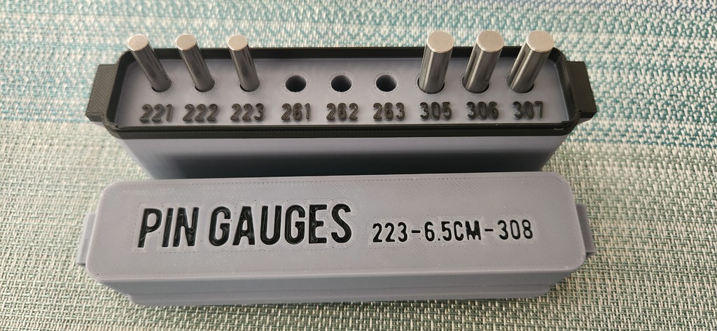 Pin gauge case by Shoebox | Download free STL model | Printables.com