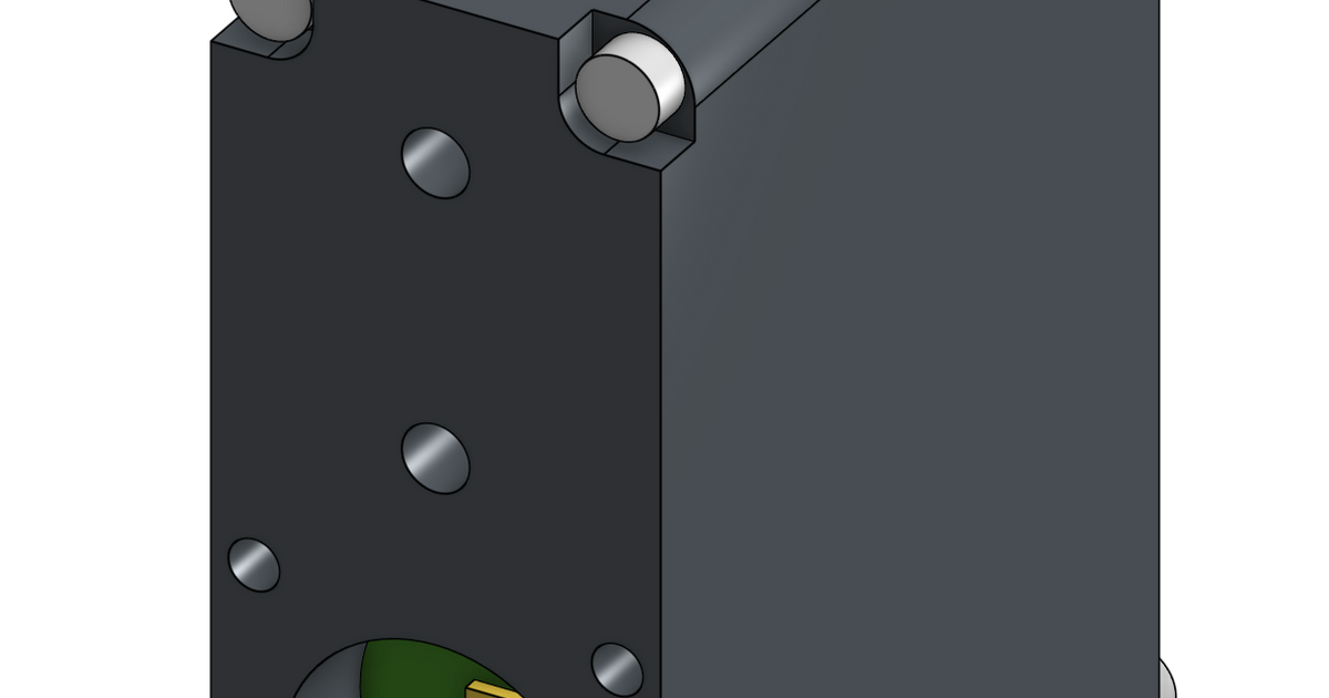 Model of SiPM detector module by LIBRE hub | Download free STL model ...