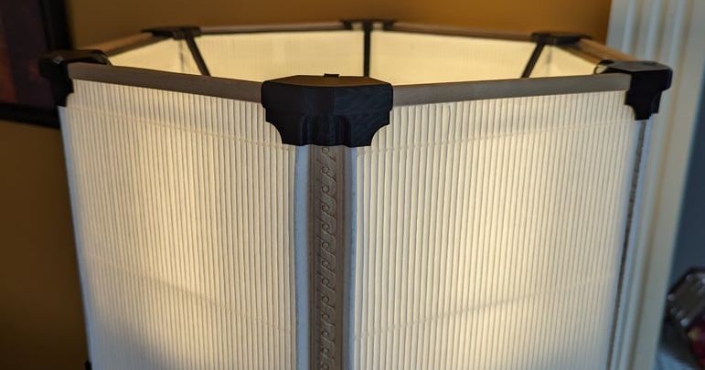 Air filtration lampshade by Mark Ungrin | Download free STL model ...