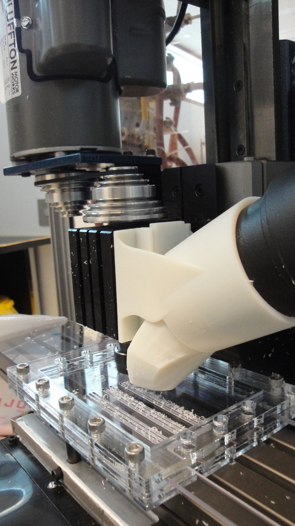 Dust collection for Taig CNC mill by Mark Ungrin | Download free STL ...